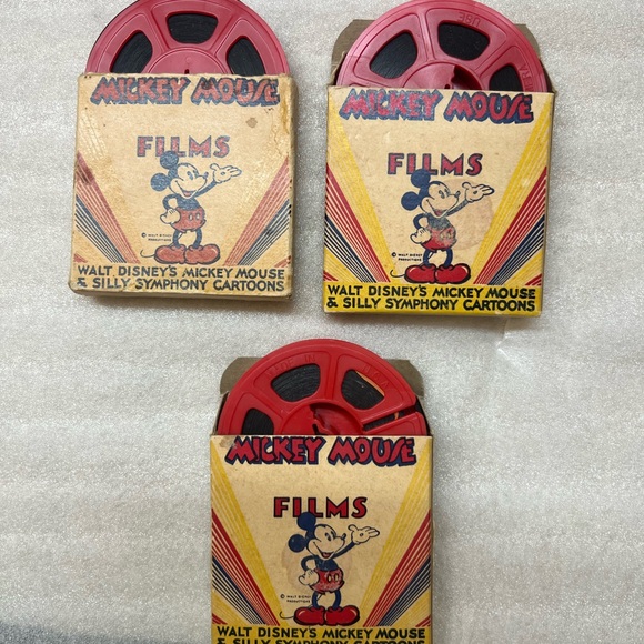Walt Disney | Other | Mickey Mouse 8mm Movie Film Reels Set Of 3 | Poshmark
